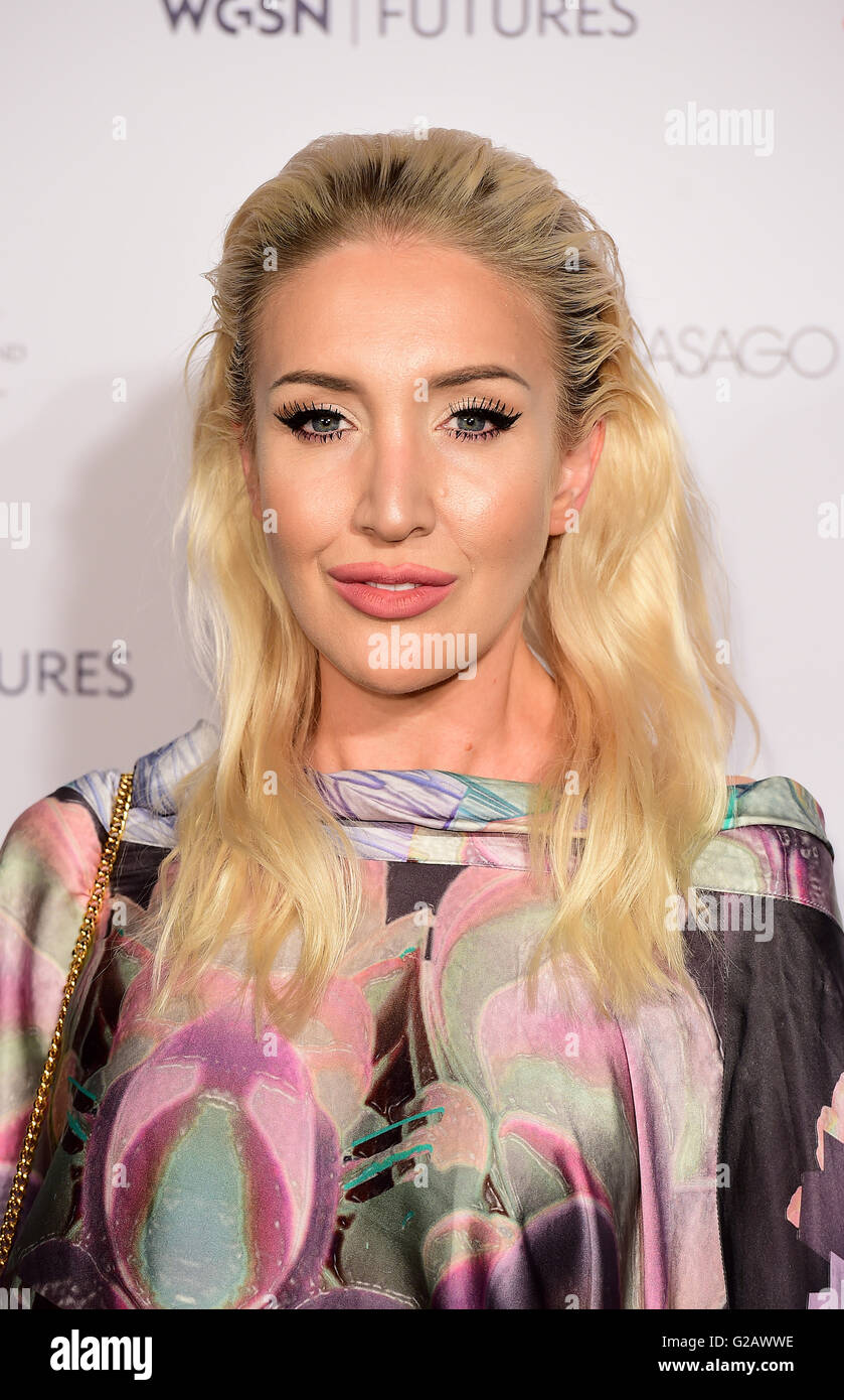 Alexis Knox attending the Global Fashion Awards with WGSN in ...