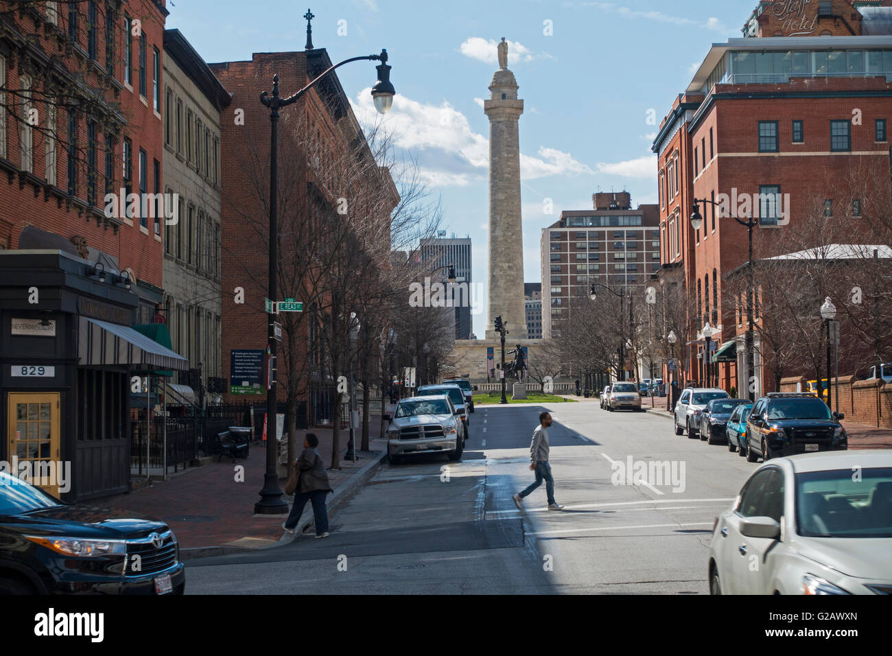 Baltimore street scene hi-res stock photography and images - Alamy