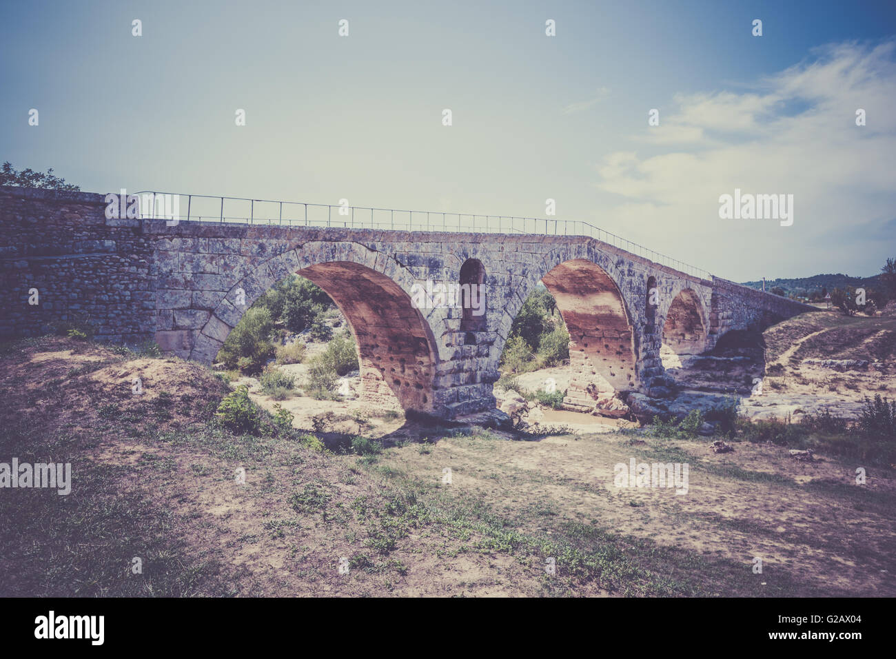 Roman pont julien julian bridge hi-res stock photography and images - Alamy