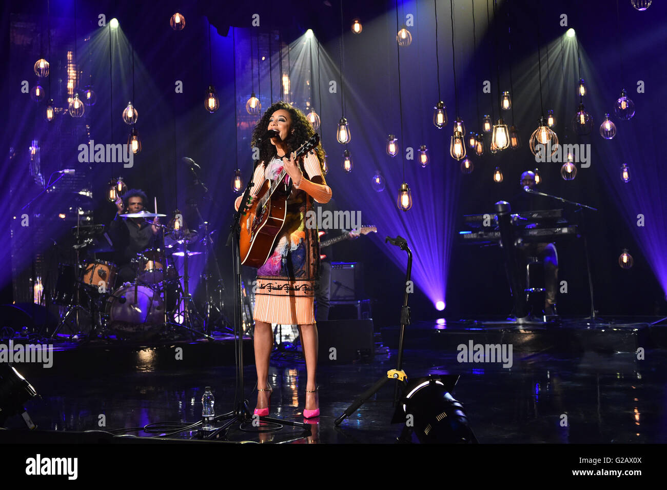 Corinne Bailey Rae performs during the filming of the Graham Norton ...