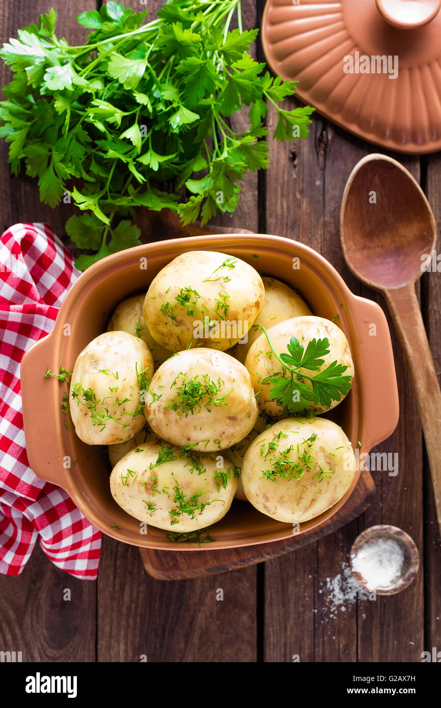 Boiled potato hi-res stock photography and images - Alamy
