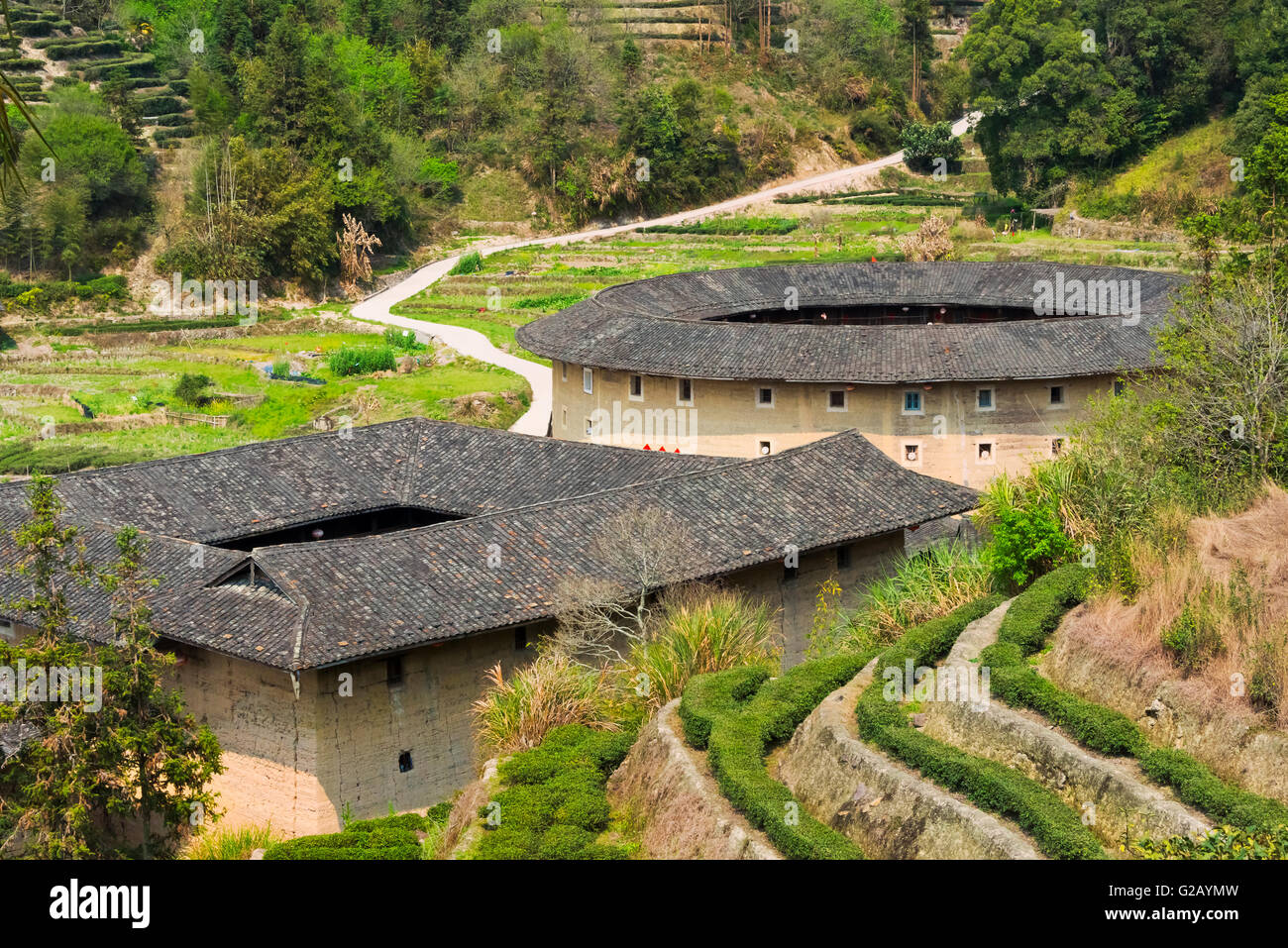Hekeng Tulou Cluster, UNESCO World Heritage site, Nanjing County ...