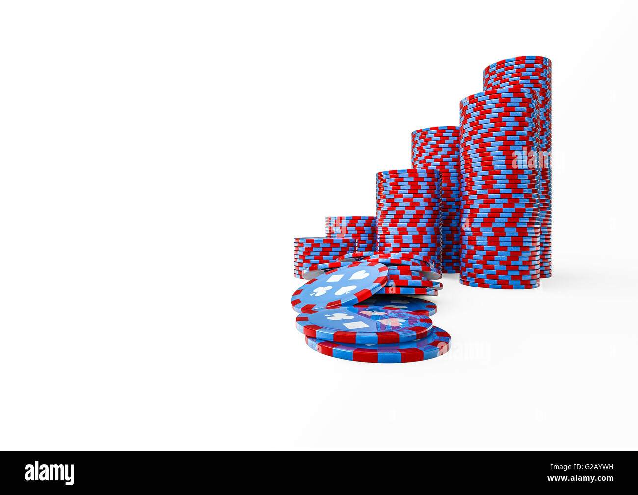 Lucky winner in poker Cut Out Stock Images & Pictures - Alamy
