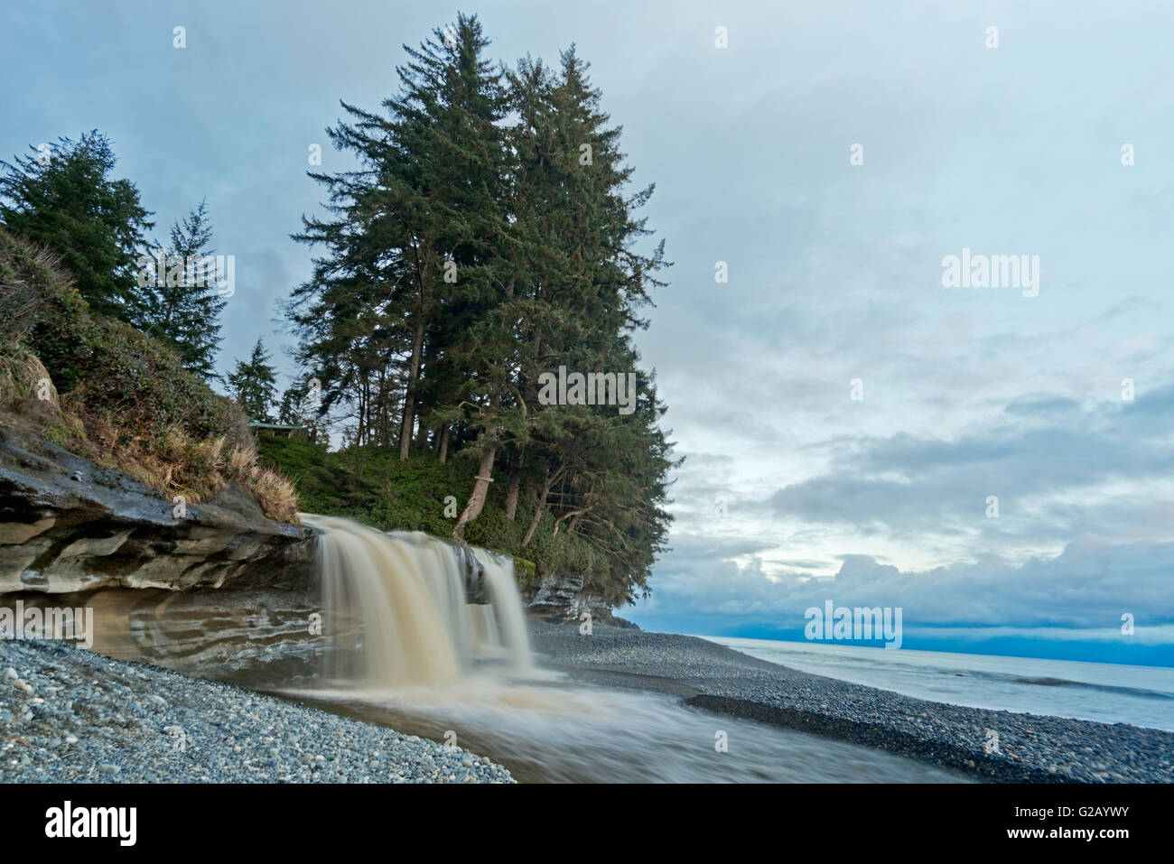 New Sandcut Beach Full view 2 Stock Photo - Alamy
