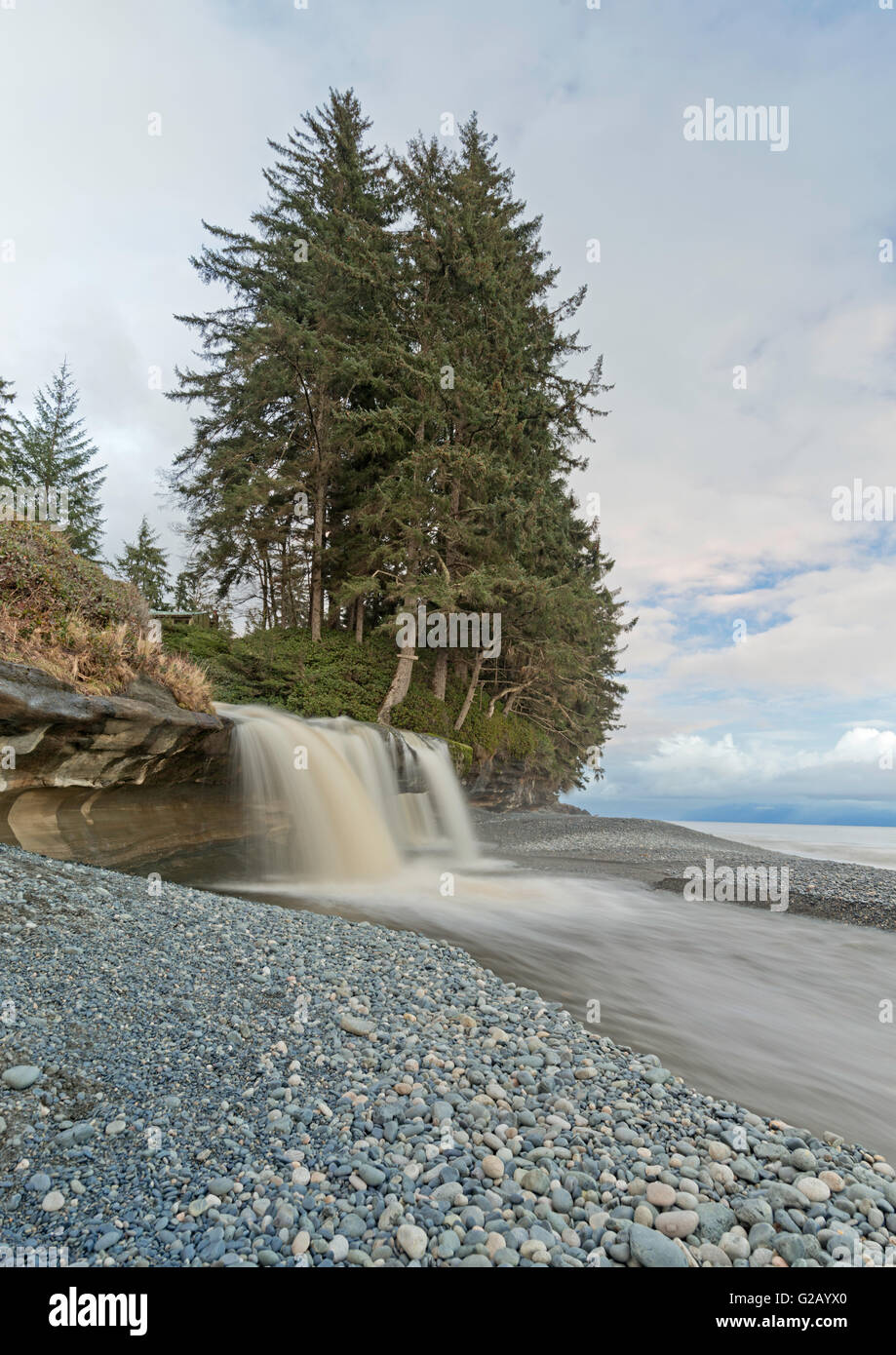 New Sandcut Beach Full view 3 Stock Photo - Alamy