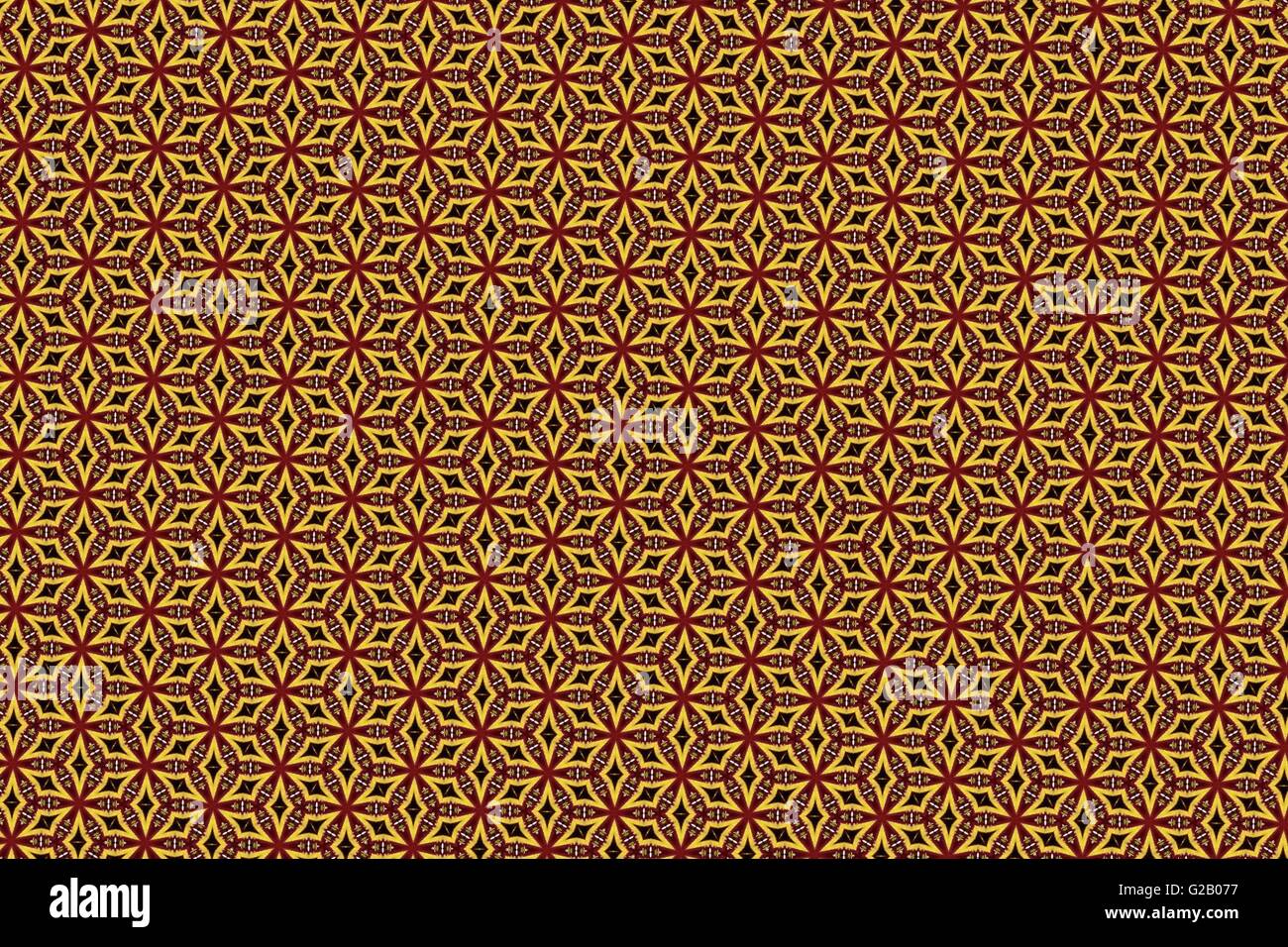 Yellow red vintage pattern background Stock Photo - Alamy