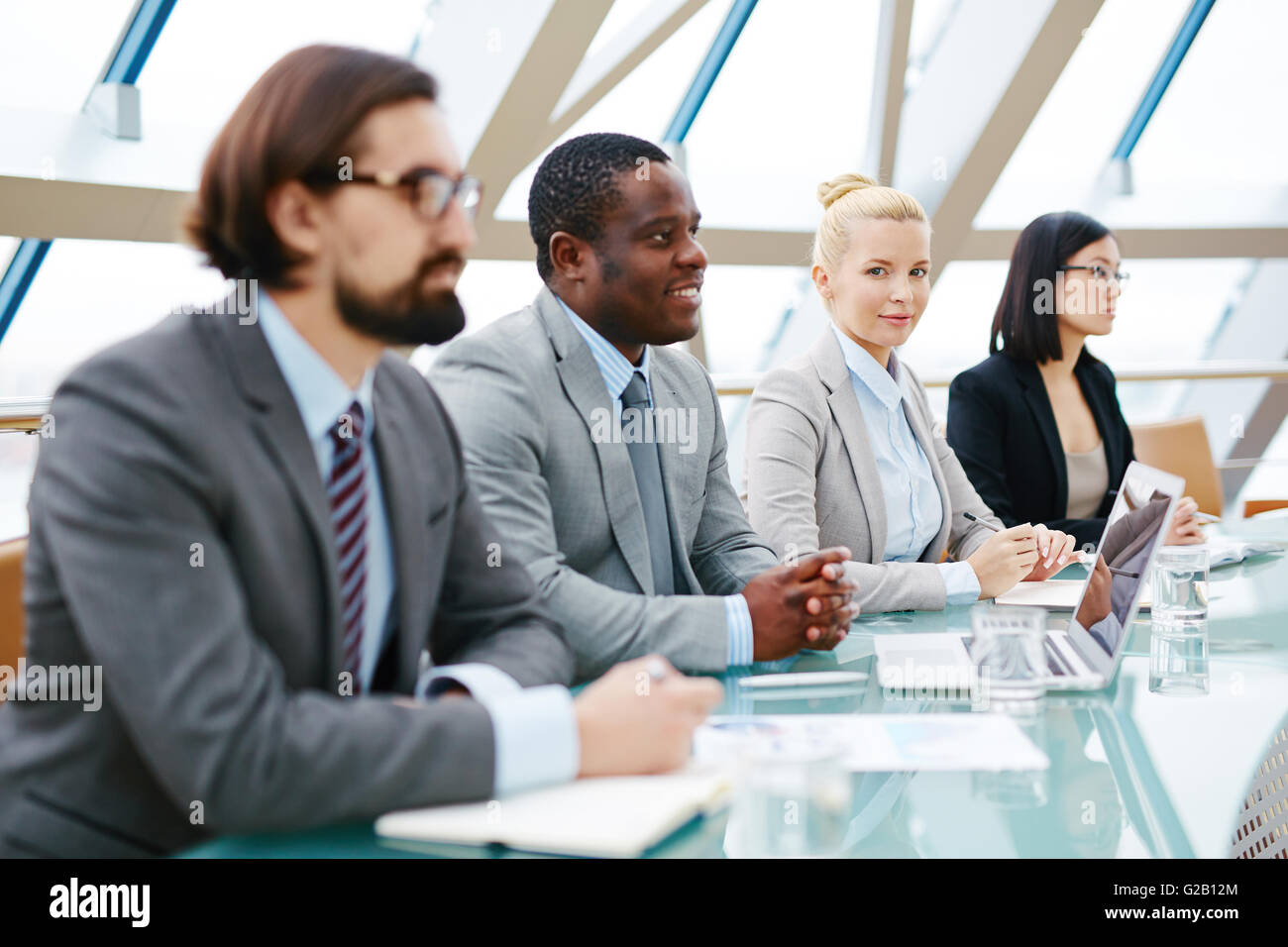 People at seminar Stock Photo - Alamy