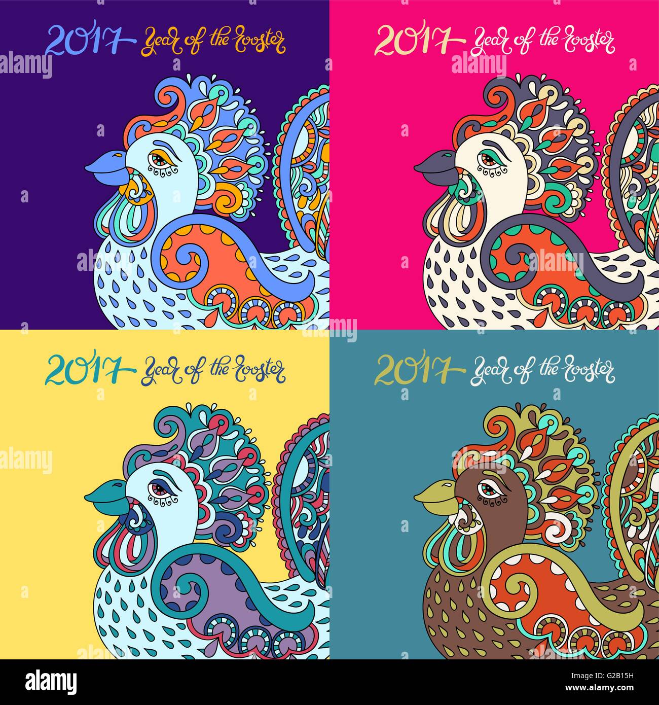 folk vector illustration with hand written lettering inscription Stock ...