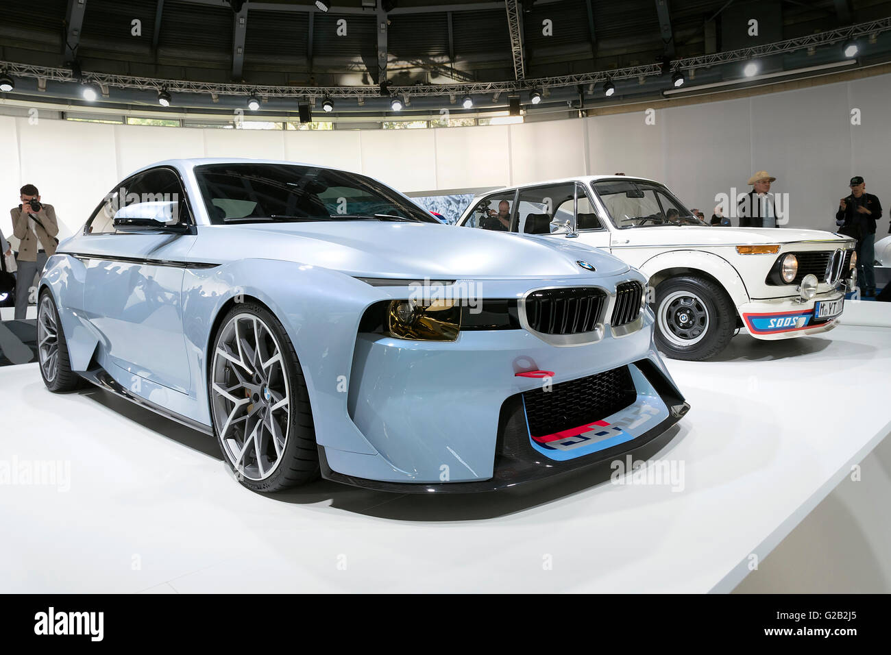 BMW 2002 Turbo recreation on display with an original 2002 Turbo at ...