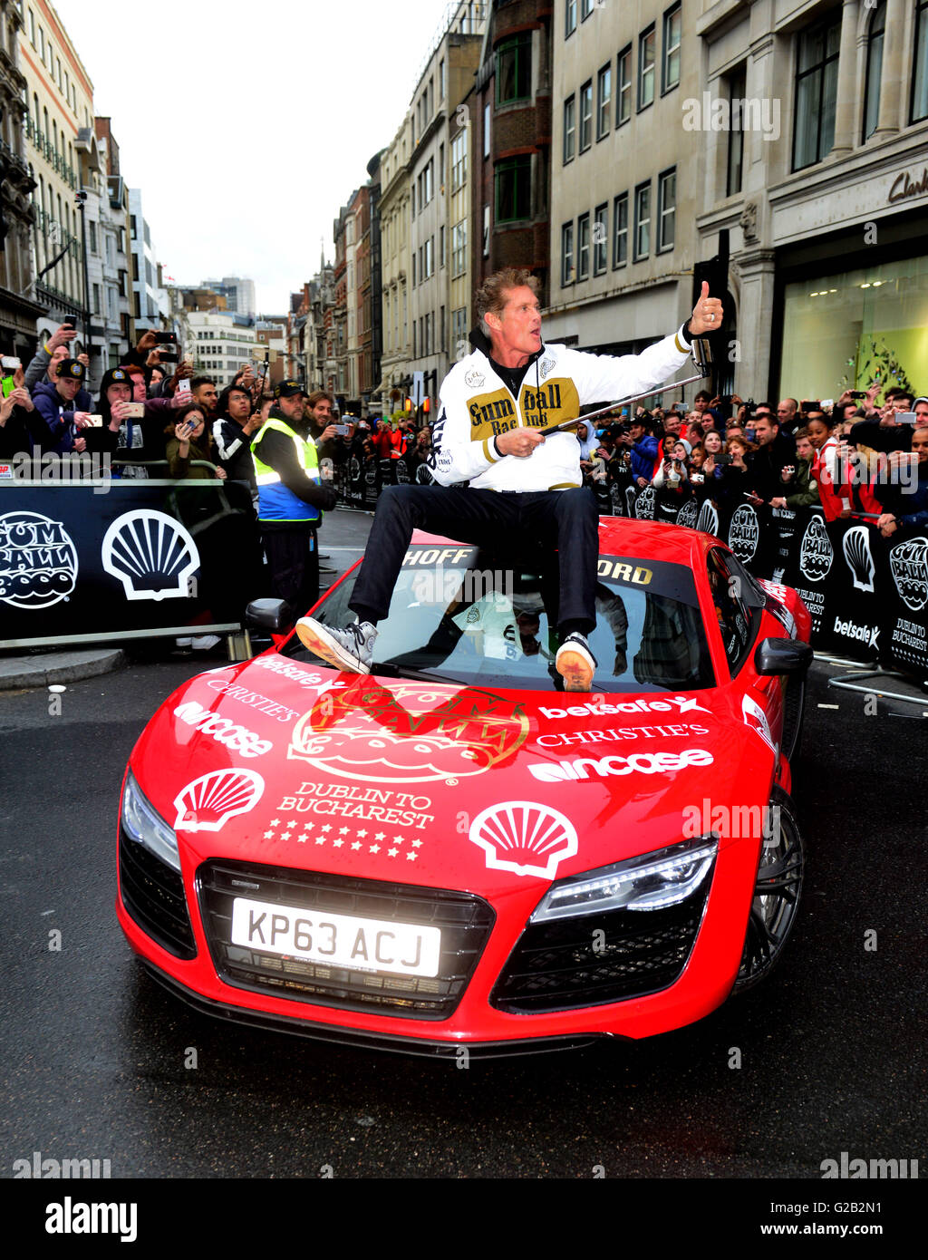 david hasselhoff at The Gumball 3000 Rally Regent London 2nd May 2016 ...