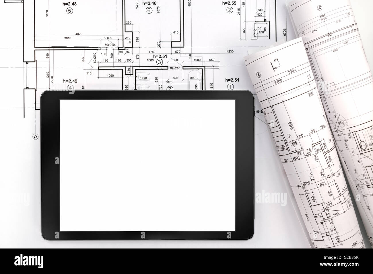 Digital architecture drawings hi-res stock photography and images - Alamy