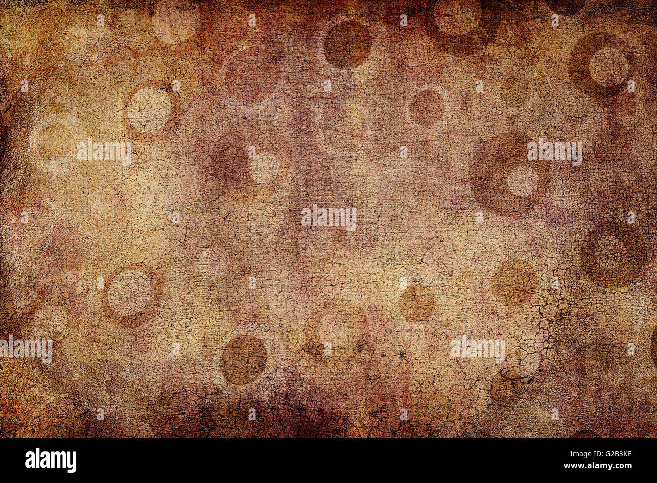 Texture background made of brown dots, or circles, with craquelures ...