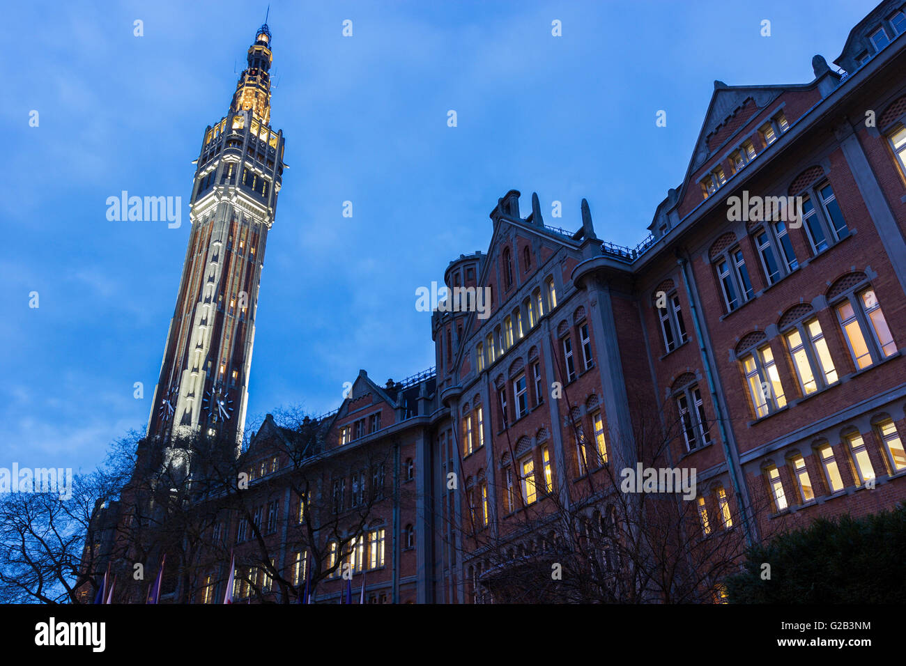 Belfry and town hall hi-res stock photography and images - Alamy