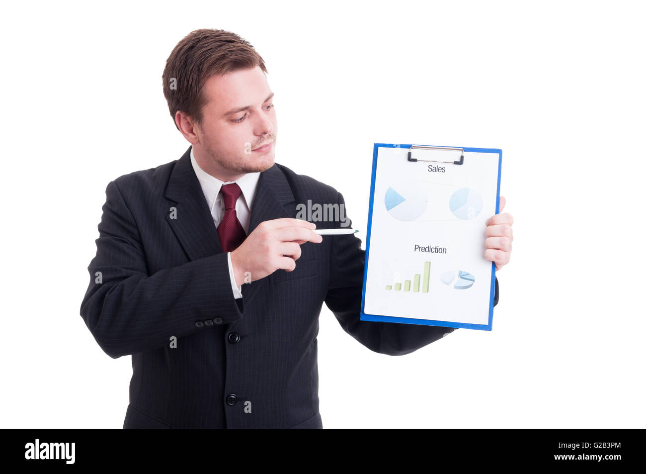 Financial printed paper charts hi-res stock photography and images - Alamy