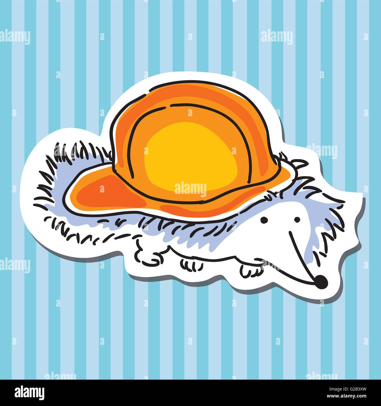 Hedgehog cartoon hi-res stock photography and images - Alamy