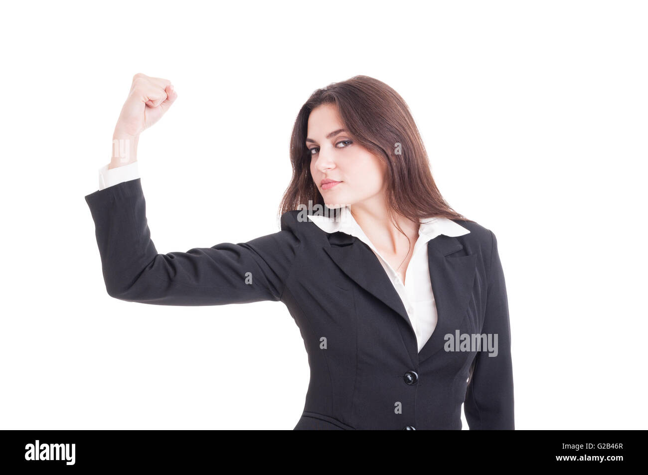 Powerful business woman white hi-res stock photography and images - Alamy
