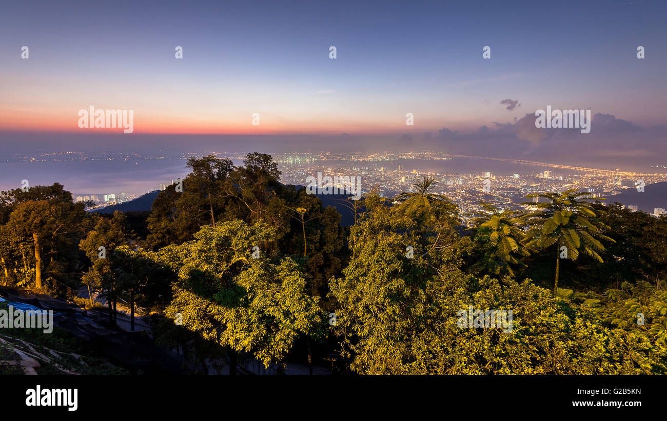 Amazing Sunrise and Sunset in Penang Hill George Town, Penang Malaysia ...
