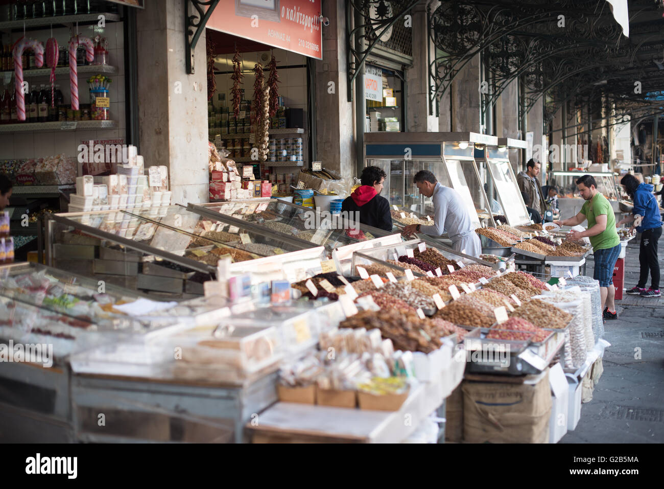 Greece athens fish market hi-res stock photography and images - Alamy