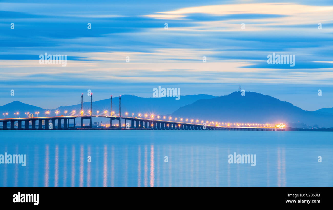 Amazing Sunrise and Sunset in Penang Bridge George Town, Penang ...