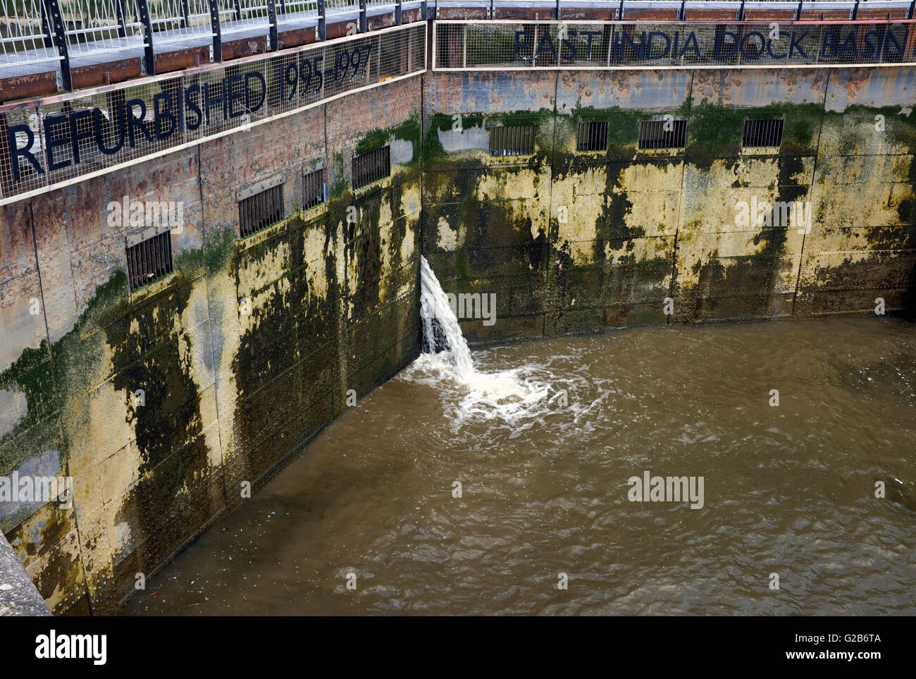 East India Dock Basin, London, England, UK Stock Photo - Alamy