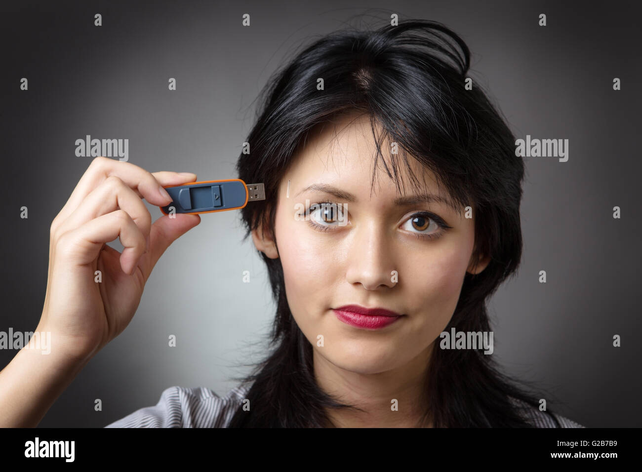 Usb memory stick brain hi-res stock photography and images - Alamy