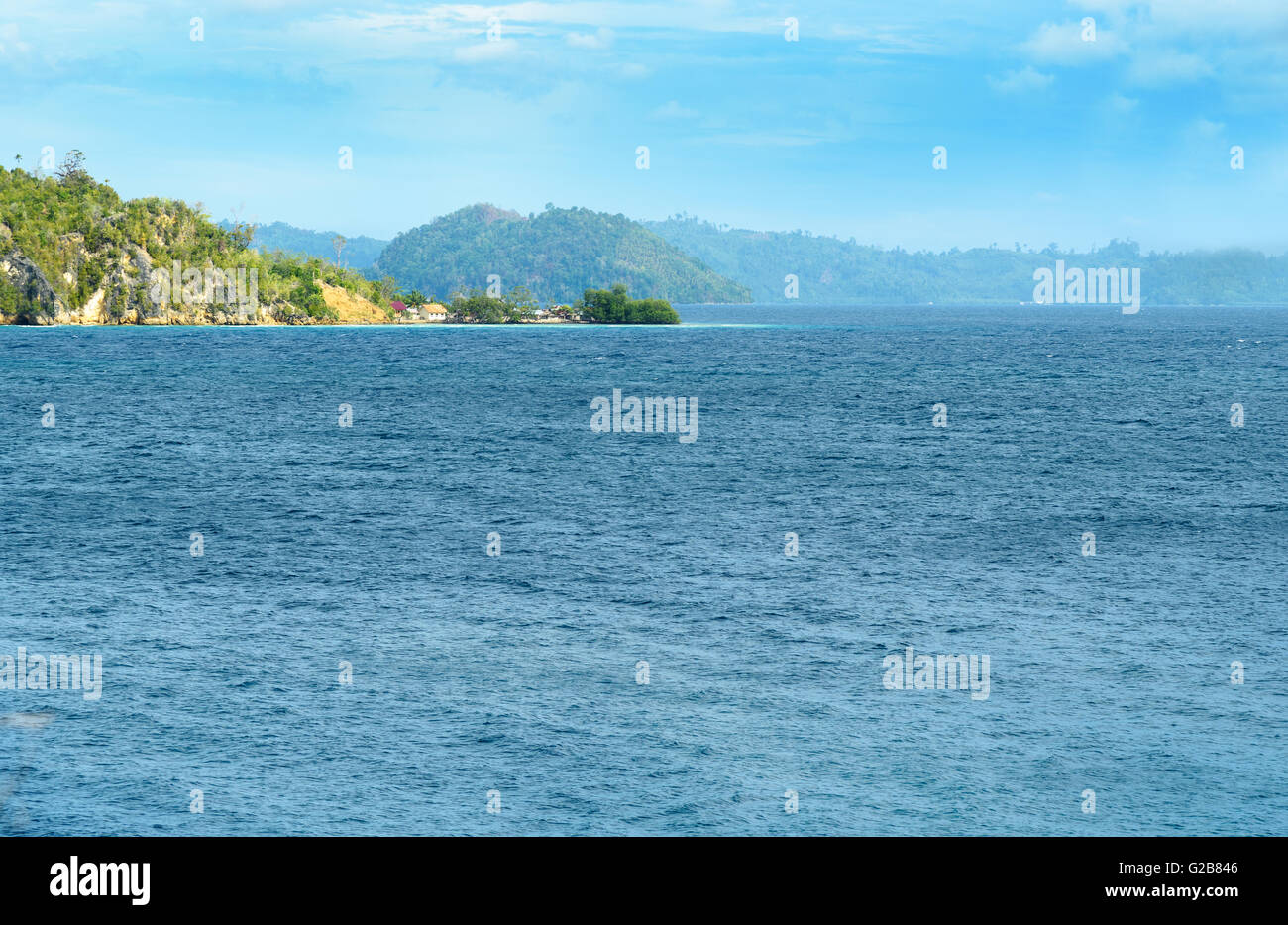 Togean Islands or Togian Islands in the Gulf of Tomini. Central ...