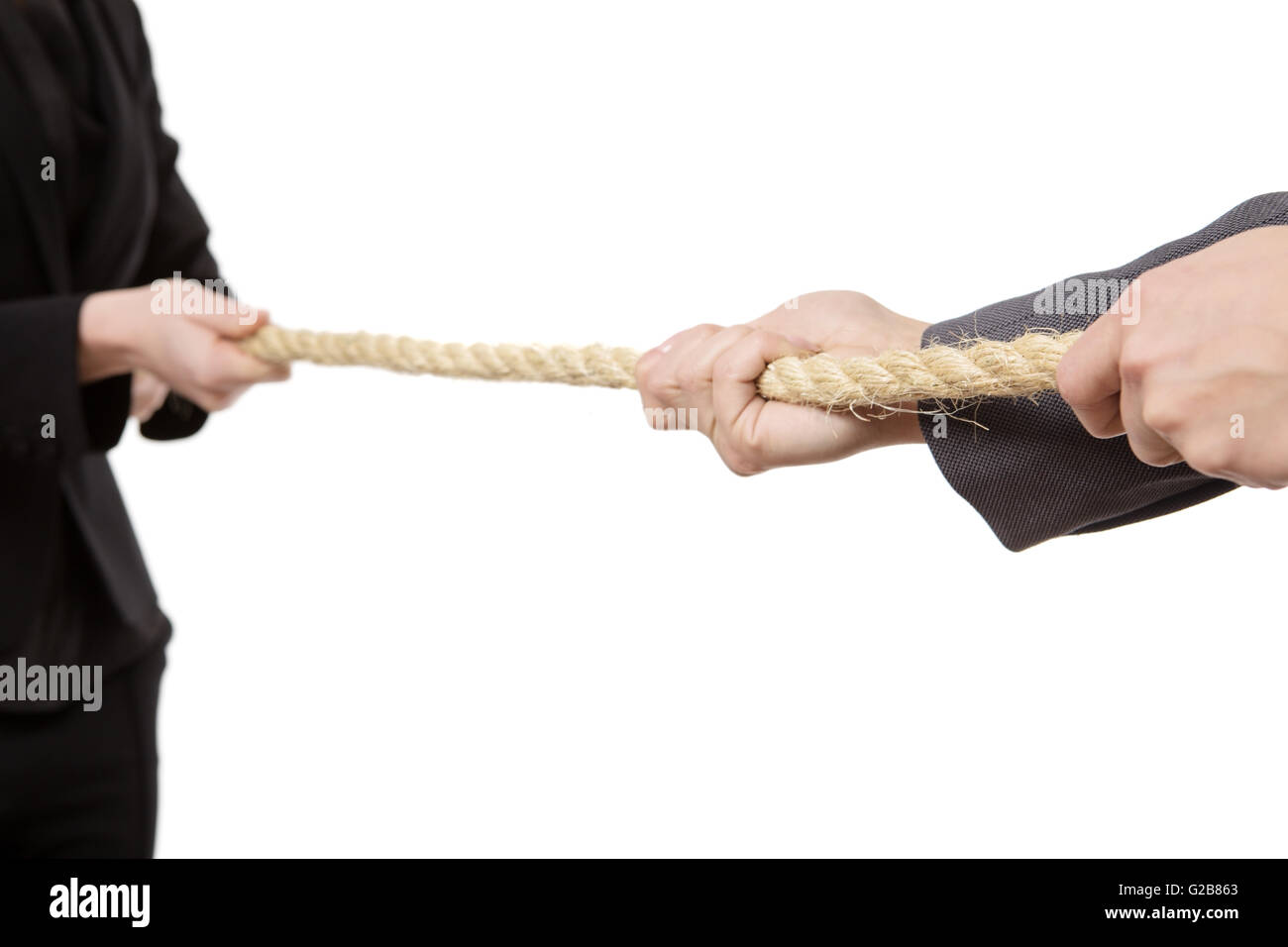 Women tug of war hi-res stock photography and images - Alamy