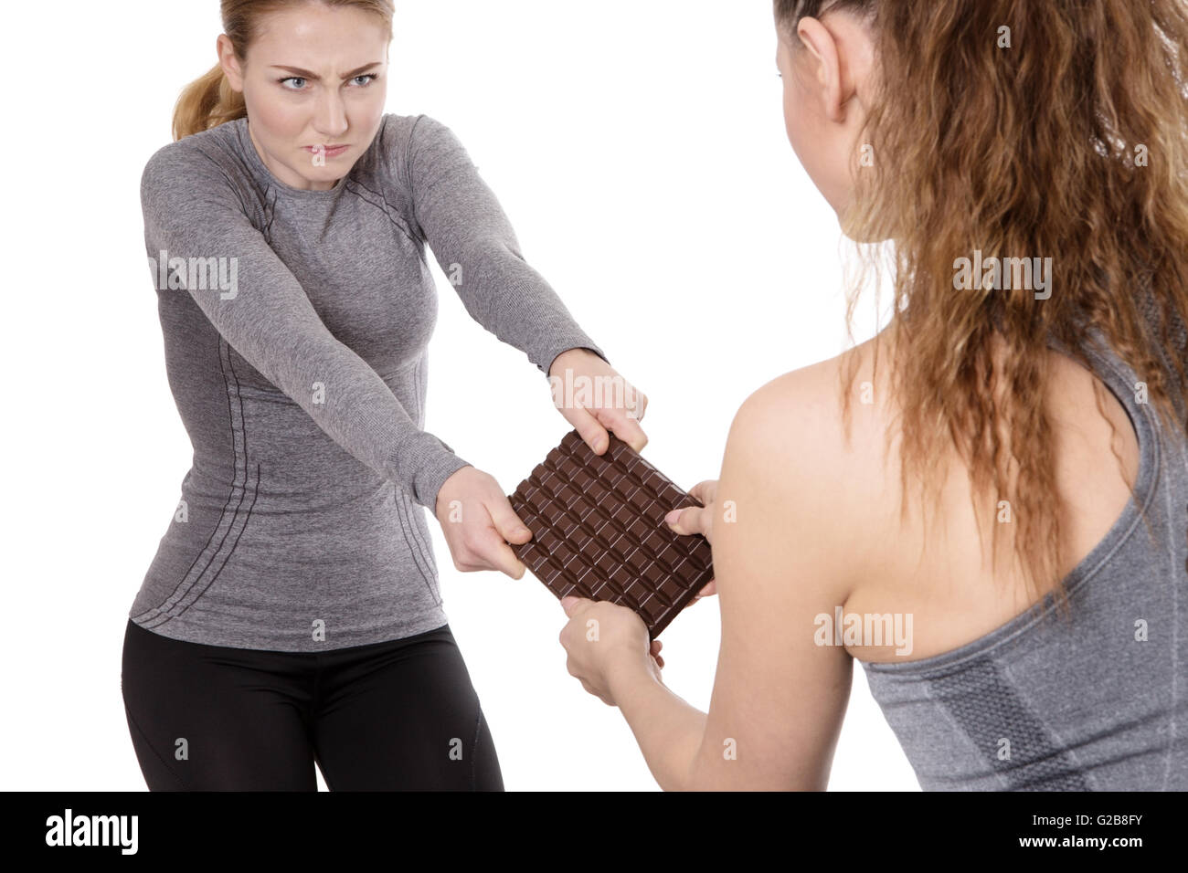 Women fight over clothes hi-res stock photography and images - Alamy