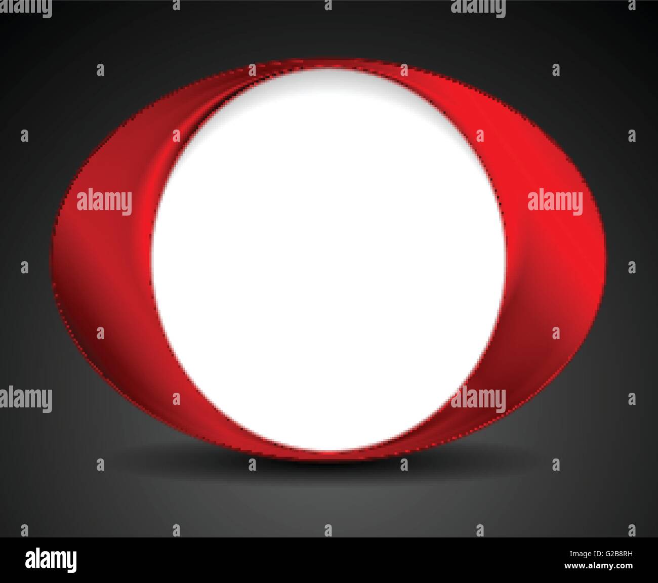 Abstract bright circle O shape logo design. Vector background Stock ...