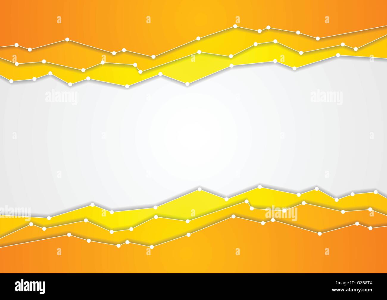 Abstract orange corporate tech background. Vector illustration Stock ...