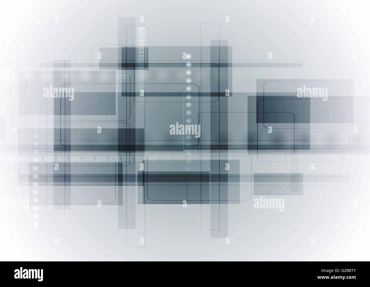 Light blue abstract technology background. Geometric tech vector design with squares. Vector hi ...