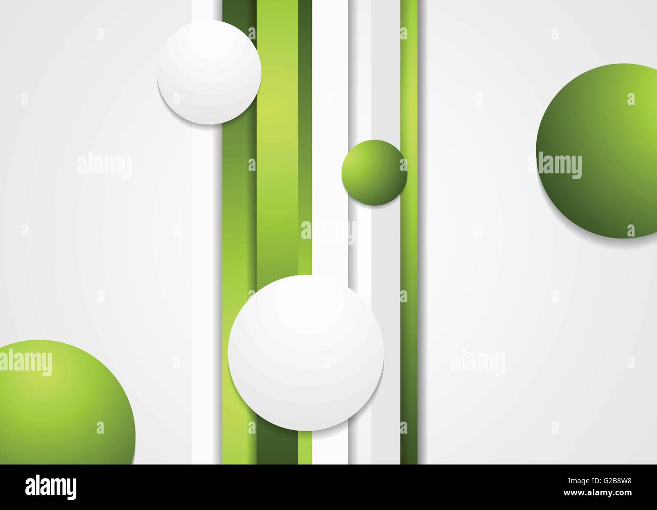 Vector abstract green circles hi-res stock photography and images - Alamy