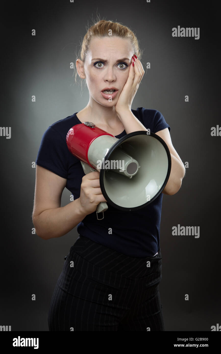 Confused expression female hi-res stock photography and images - Alamy