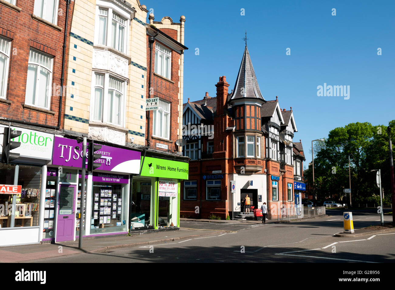 Market Place, Long Eaton, Derbyshire, England, UK Stock Photo - Alamy