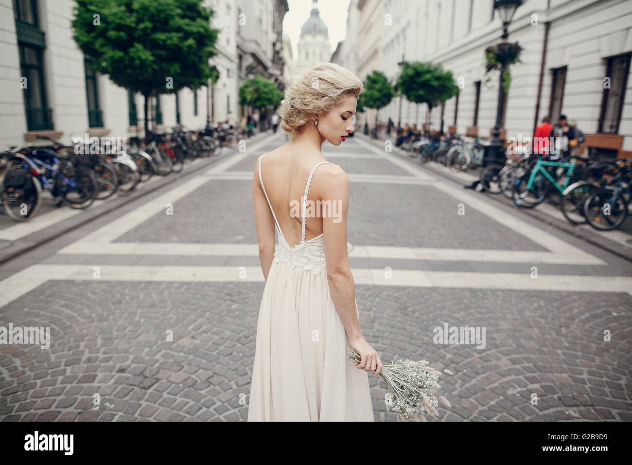 wedding day in Budapest Stock Photo - Alamy