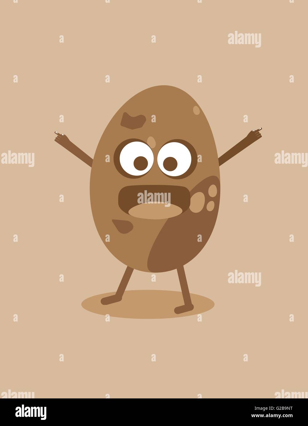 potato cartoon isolated Stock Vector Image & Art - Alamy