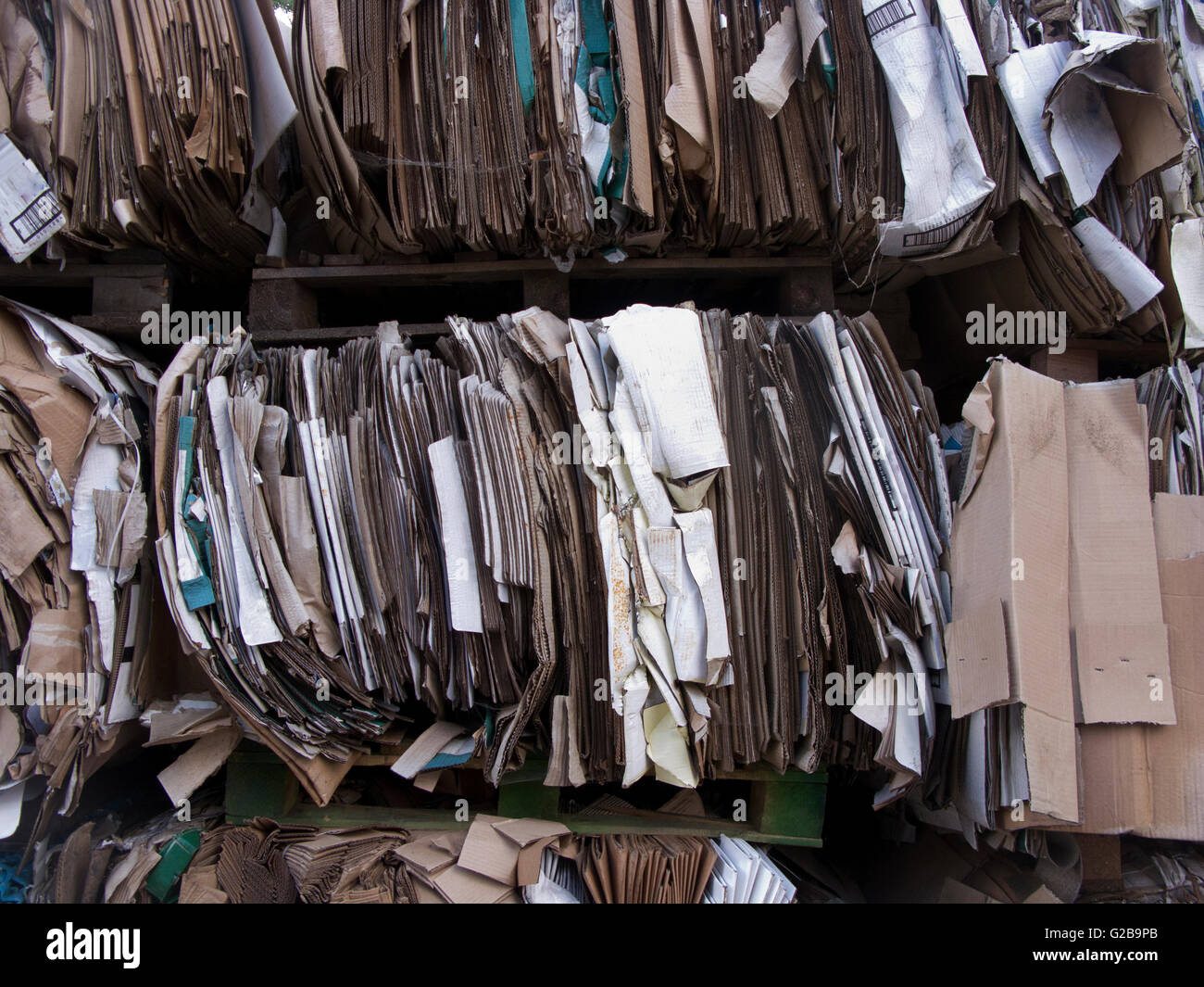 cardboard boxs ready to recycle Stock Photo - Alamy