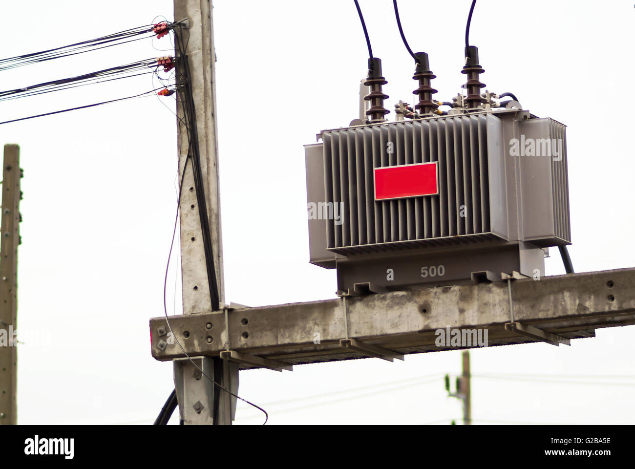 transformer big place industry Stock Photo - Alamy