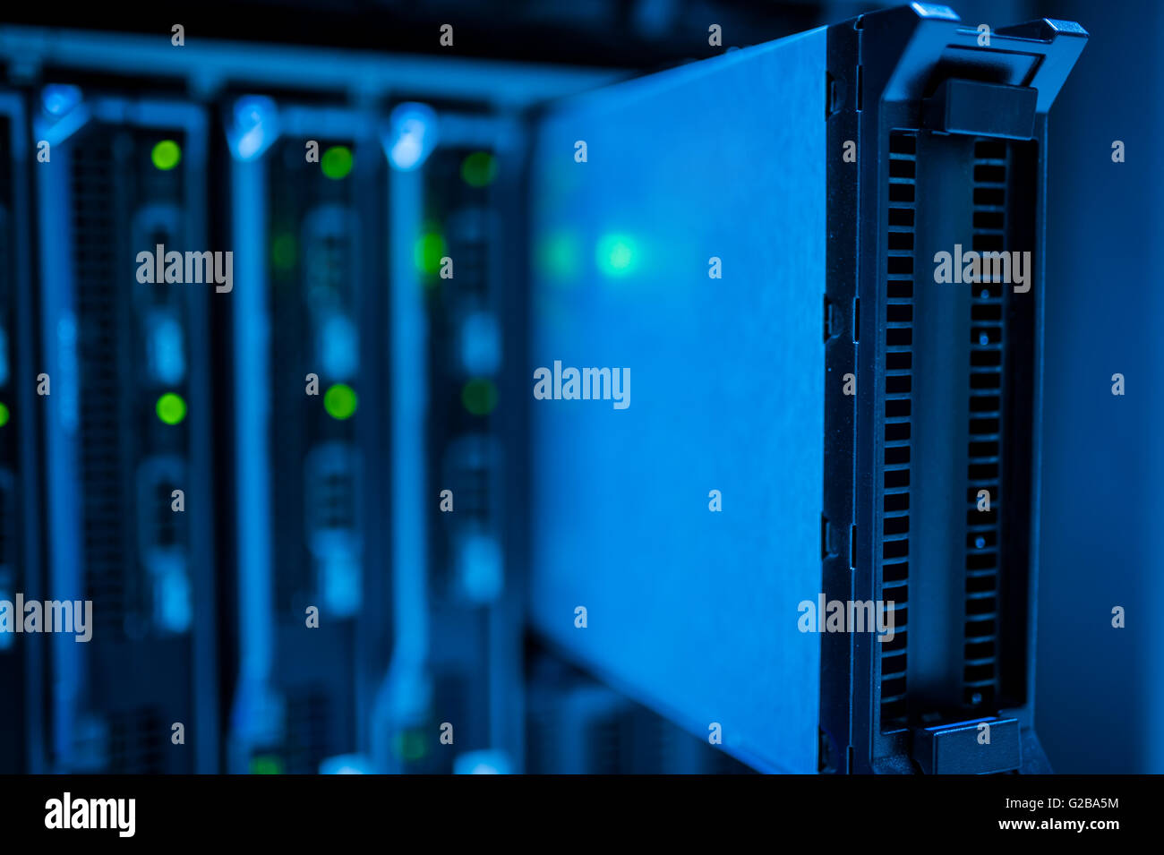 Network servers in data room Stock Photo - Alamy