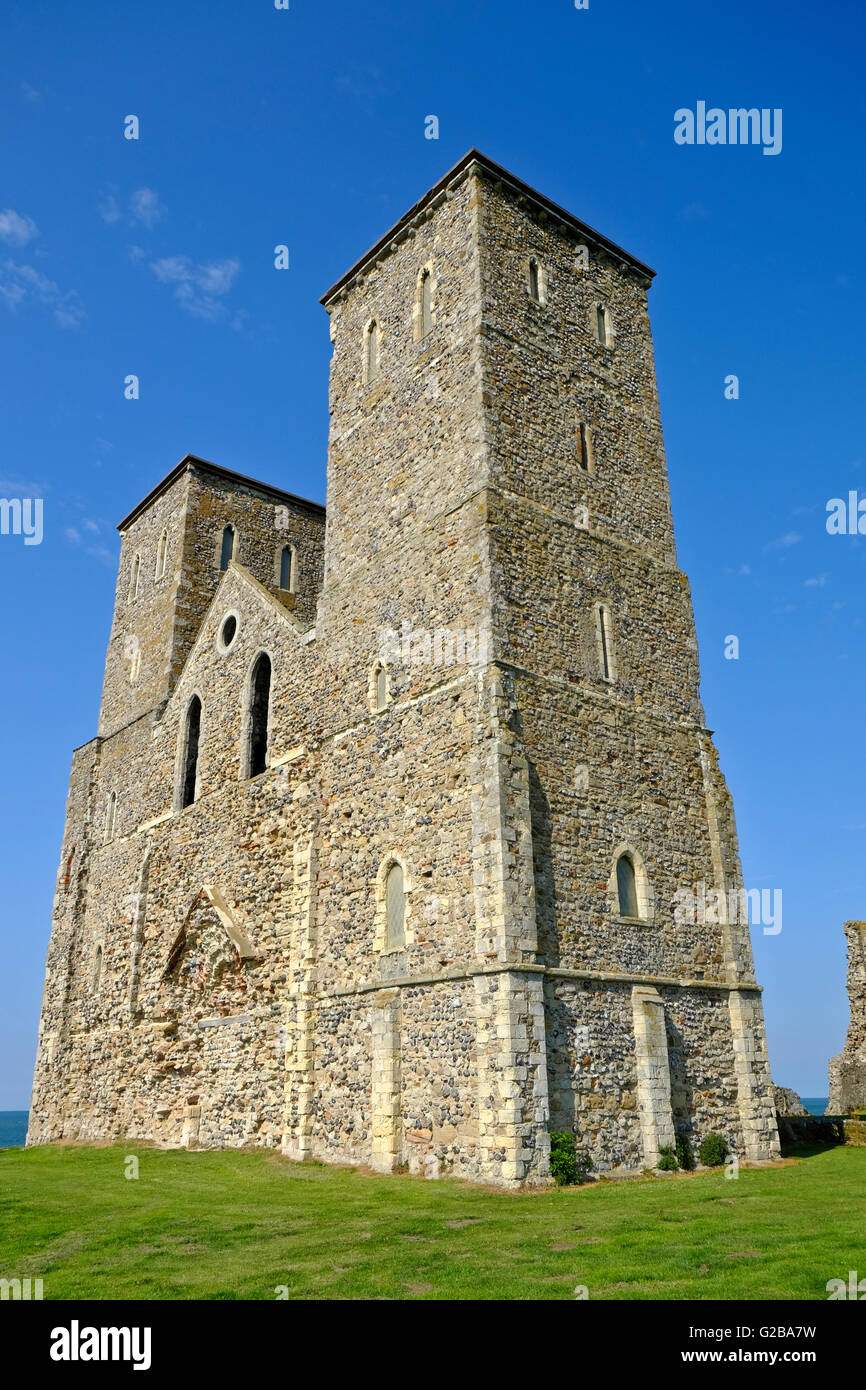 Reculver Church Towers High Resolution Stock Photography and Images - Alamy