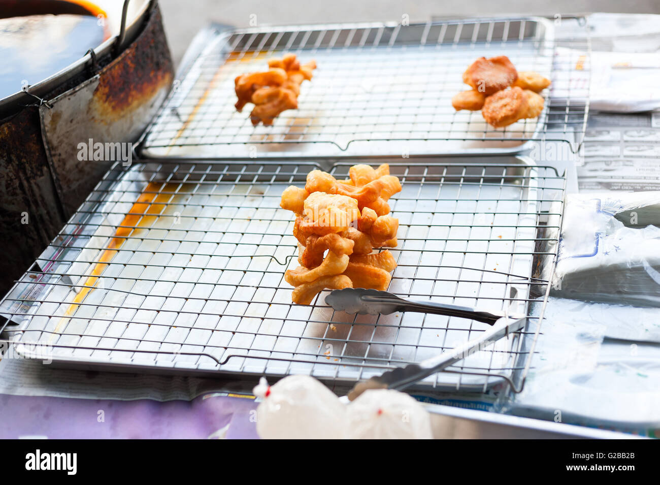 An Patongko chinese food with soft light Stock Photo - Alamy