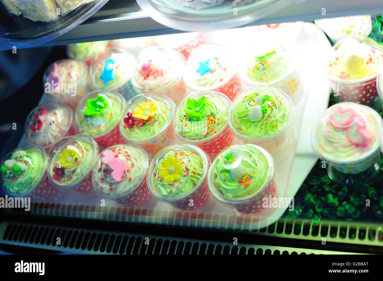 An Cupcake in bakery room place Stock Photo - Alamy