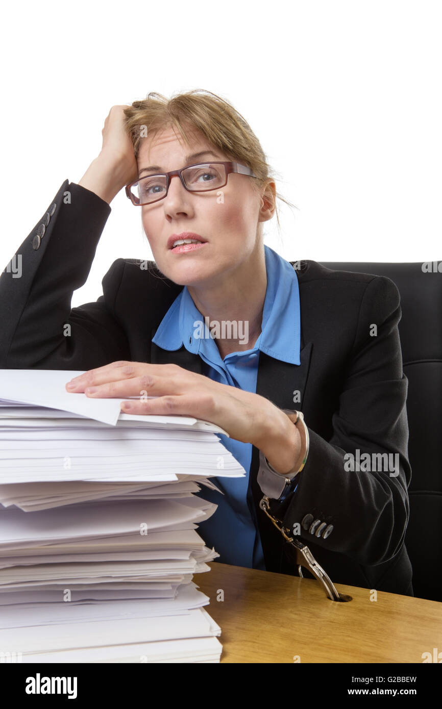 Stressed Office Worker