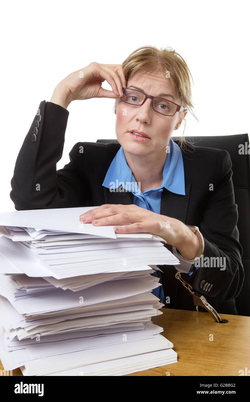 Stressed Office Worker