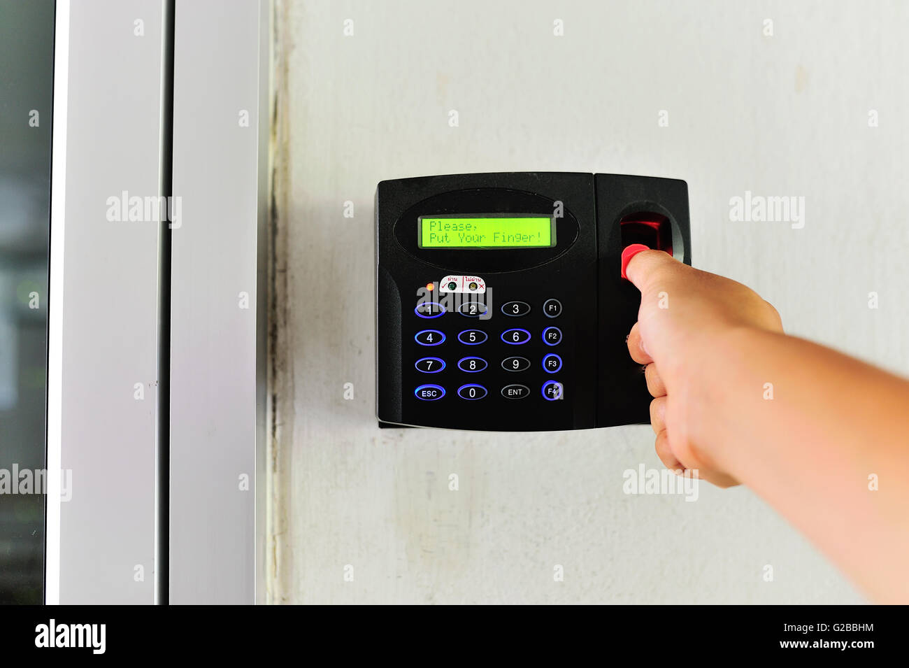 Fingerprint scanner machine hi-res stock photography and images - Alamy