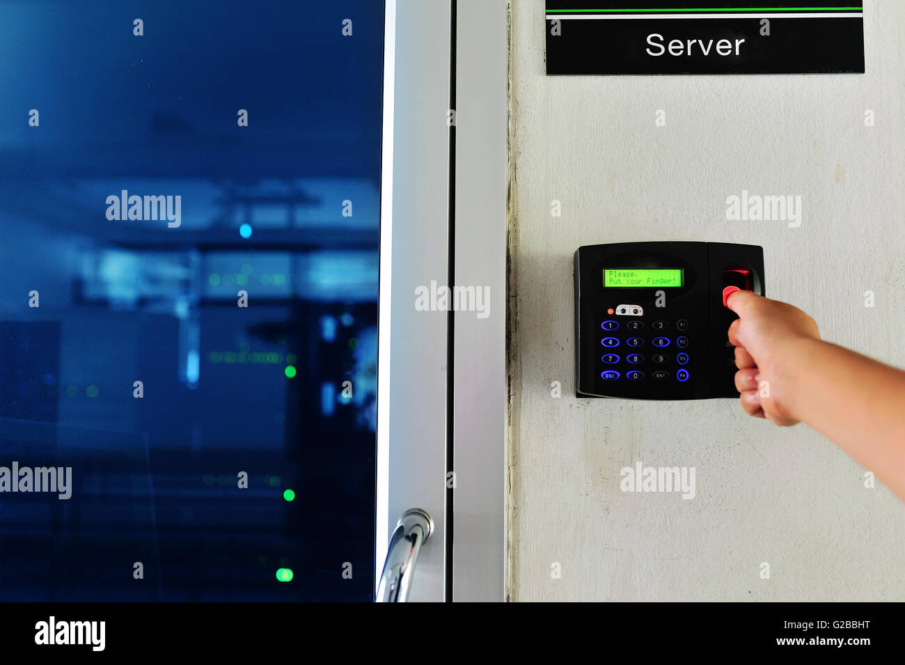 Biometrics fingerprint scanner hi-res stock photography and images - Alamy