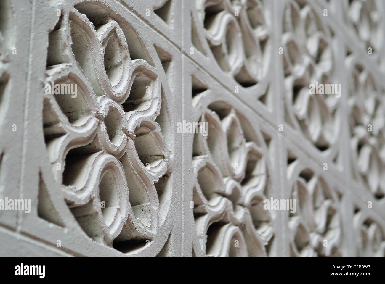 Carved flower concrete texture background Stock Photo - Alamy