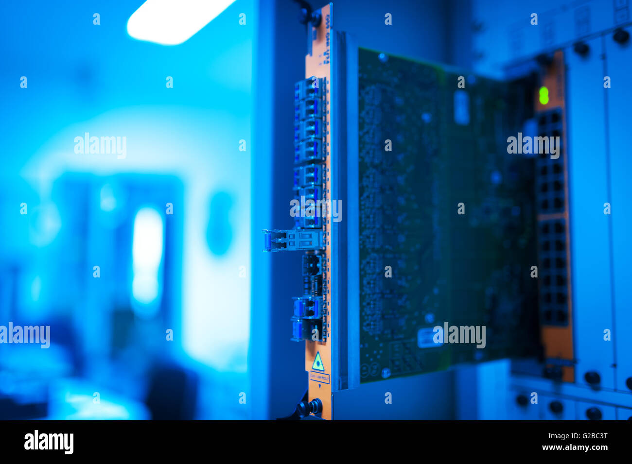 Core switch technology in network room place Stock Photo - Alamy