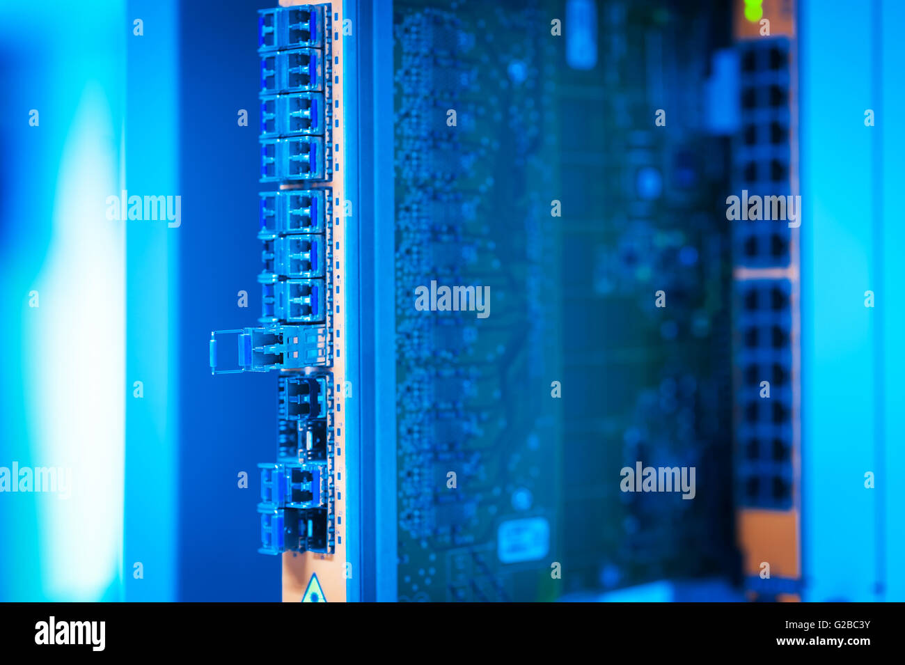 Core switch technology in network room place Stock Photo - Alamy