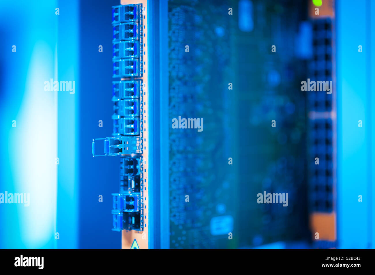 Core switch technology in network room place Stock Photo - Alamy
